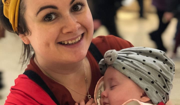 Rachel was 34 weeks pregnant when she noticed cramp like pains in her ...